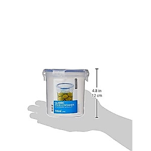 LOCK & LOCK 24-Fluid Ounce Round Food Container, Tall, 2.9-Cup