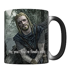 CJ Artisans Hey, You You're Finally Awake (Ralof of Skyrim) Magic Color Changing Coffee Mug (FB)