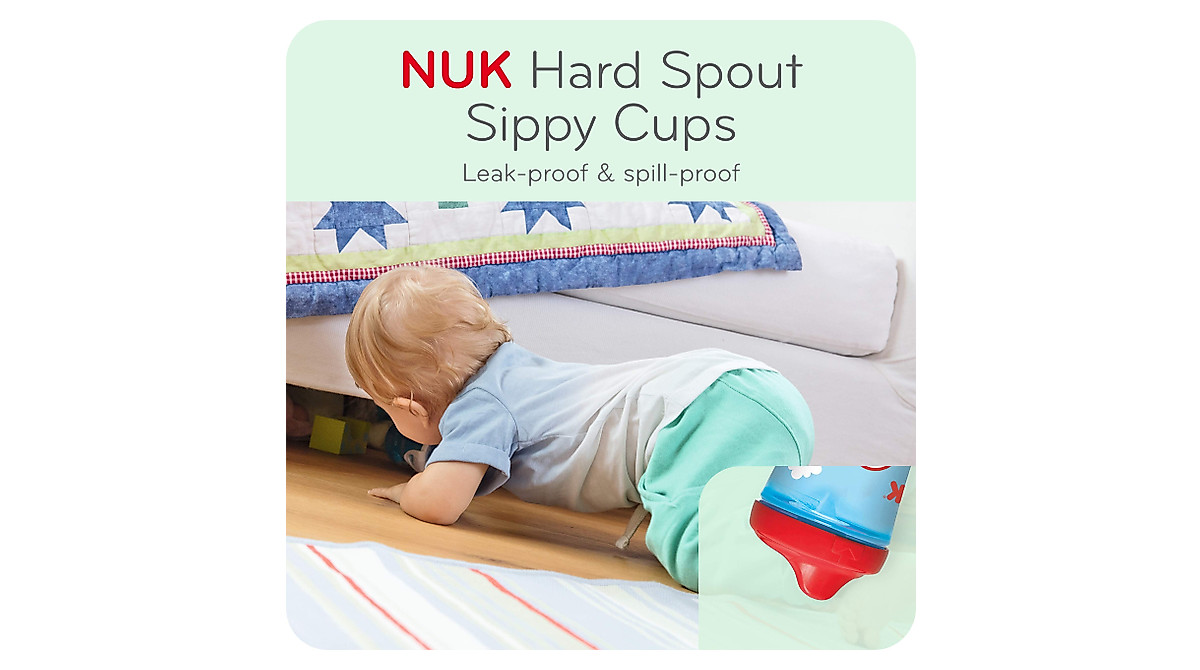 NUK Hard Spout Sippy Cup - Safe & Easy Drinking