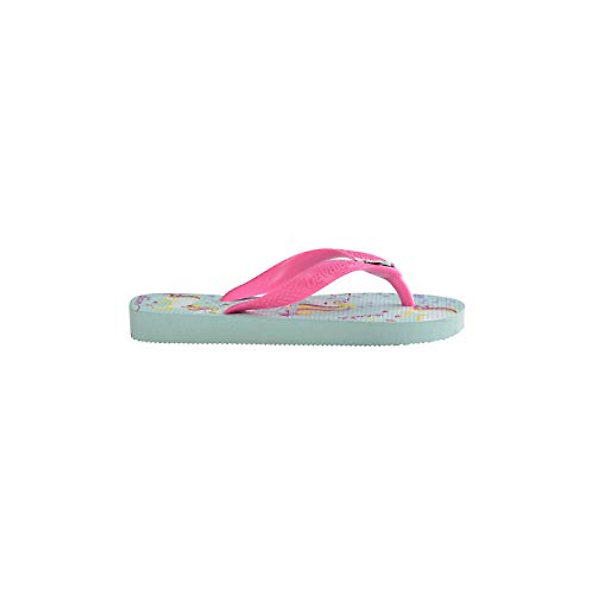 Havaianas Kid's Fantasy Flip Flop Sandal, Ice Blue/Shocking Pink, 13-1 M US Little Kid