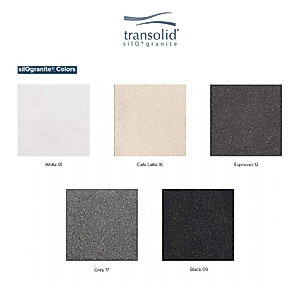 Transolid AUDA3221-17-1 Aversa SilQ Granite 32-in. Undermount Kitchen Sink, Gray