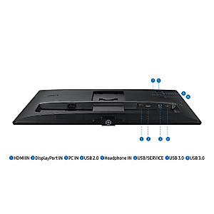 SAMSUNG S60A Series 27-Inch WQHD (2560x1440) Computer Monitor, 75Hz, IPS Panel, HDMI, HDR10 (1 Billion Colors), Height Adjustable Stand, TUV-Certified Intelligent Eye Care (LS27A600NWNXGO) (Renewed)