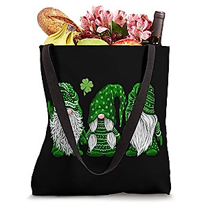 Green Sweater Gnome St. Patrick's Day Clover Irish Gnome Tote Bag