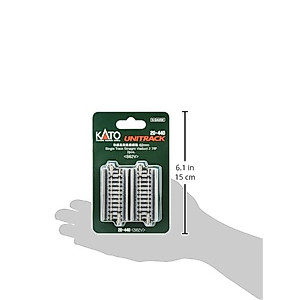 Kato USA Inc. N 62mm 2-7/16 Straight Viaduct 2 KAT20440 N Track