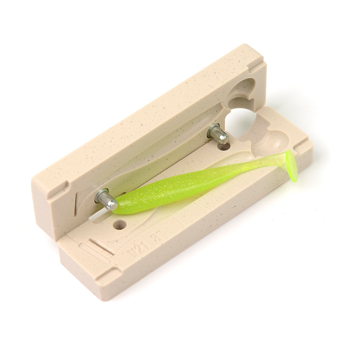 FatFish V21 Bait Mold Soft Plastiс Lure Making Injection Mold for Do-It Fishing Lures 3"