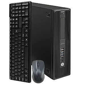 HP Z240 Small Form Computer Desktop PC, Intel Core i5 6500 3.2GHz Processor, 32GB DDR4 Ram, 1TB SSD, WiFi | Bluetooth, Wireless Keyboard & Mouse, Win 10 Pro (Renewed)