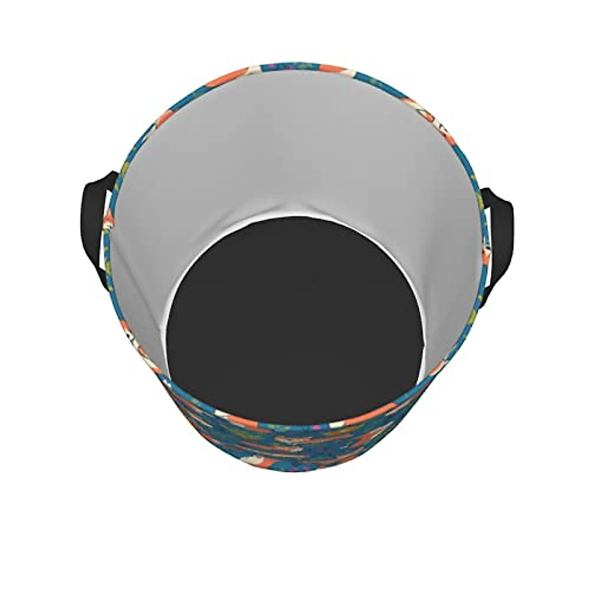 KiuLoam Cute Corgi Breed Dogs With Flowers 19.6 Inches Large Storage Basket Collapsible Organizer Bin Laundry Hamper for Nursery Clothes Toys