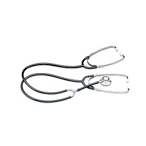 Medline Teaching/Training Stethoscopes, Black