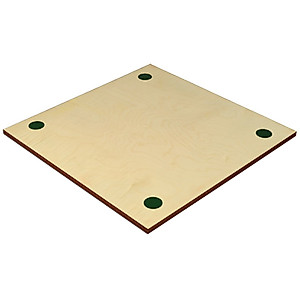 Wegiel Handmade Wooden 18.9 Inch Mahogany & Sycamore European Professional Tournament Chess Board