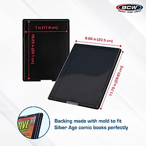 BCW Comic Book Showcase Frame - 1 Pack| Current/Modern Age Comic Book Display Frame | Comic Book Showcase Display Case | Comic Book Holder Picture Frame | Comic Book Frames for Wall