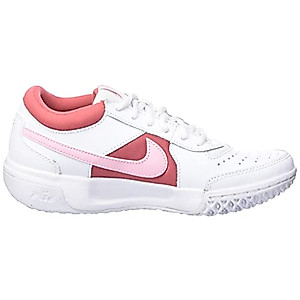 NIKE W Zoom Court Lite 3, Women's Sneaker, White Med Soft Pink Adhoba, 13 AU