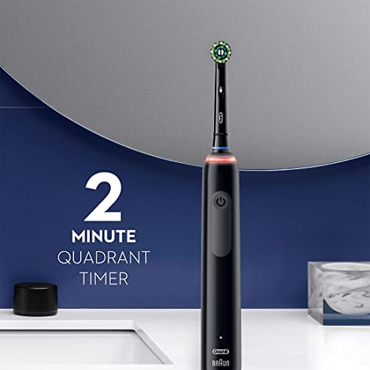Oral-B Smart 1500 Electric Power Rechargeable Battery Toothbrush, Black