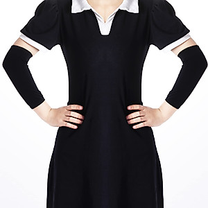 HOVEOX 3 Pairs Tattoo Cover Up Sleeve Forearm Compression Sleeves Arm Sleeves for Women Men (Black, Grey, Nude)