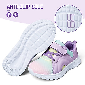 RUNSIDE Toddler Boys Girls Running Shoes Athletic Tennis Sneakers for Kids，Breathable and Lightweight