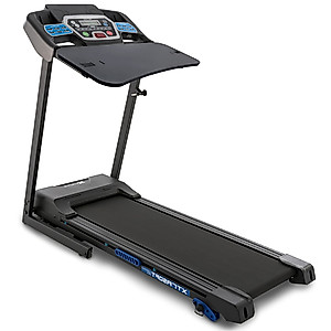 PROLEE Treadmill Desk 34“ Universal Laptop Desk Steady Treadmill Attachment for Laptop/Ipad/Tablet, Fits Most of Treadmills