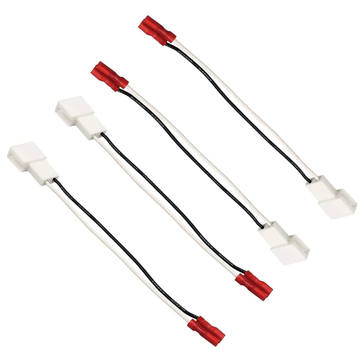 72-8104 Speaker Adapter Wire Harness Replacement for Toyota Camry Corolla Tacoma Tundra Scion Pontiac Car Front Rear Speaker Wire Harness Adapter (4Pcs）