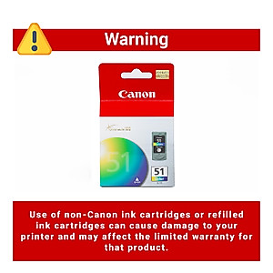 Canon CNMCL51 Ink Cartridge, Color, Inkjet, 1 Each