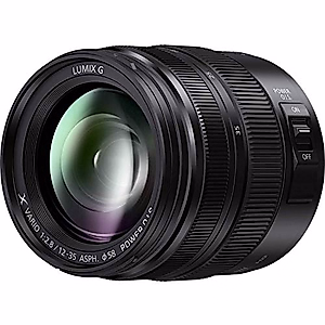 Panasonic LUMIX Professional 12-35mm Camera Lens G X VARIO II, F2.8 ASPH, Dual I.S. 2.0 with Power O.I.S., Mirrorless Micro Four Thirds, H-HSA12035 (2017 Model, Black)