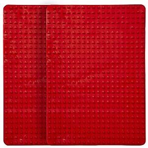 Baking with G&S Silicone Textured Baking Mats, Set of 2, Red, 15.9in x11.2in x 0.3in