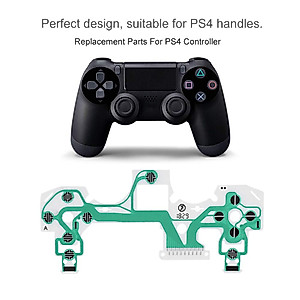 Bewinner 10pcs Conductive Film for PlayStation 4,Replacement Part Green Keypad Conductive Film for PS4,Replacement Parts for PS4 Controller - Non-Conductive, Worn, Viscous Conductive Film