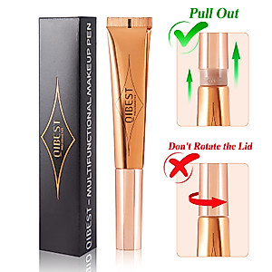 MEICOLY Contour Beauty Wand,Liquid Blush Highlighter Stick Trio Cream Contouring Bronzer with Applicator,Silky Smooth Blendable Lightweight Blush Wand,Cruelty Free,Contour+Blush+Highlighter