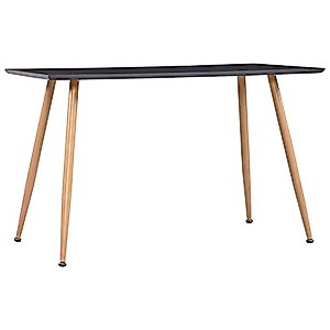 YPWRENH Entrance Table Casual Tables Dining Table Gray and Oak 47.2"x23.6"x29.1" MDF for Dining Room, Kitchen or Living Room