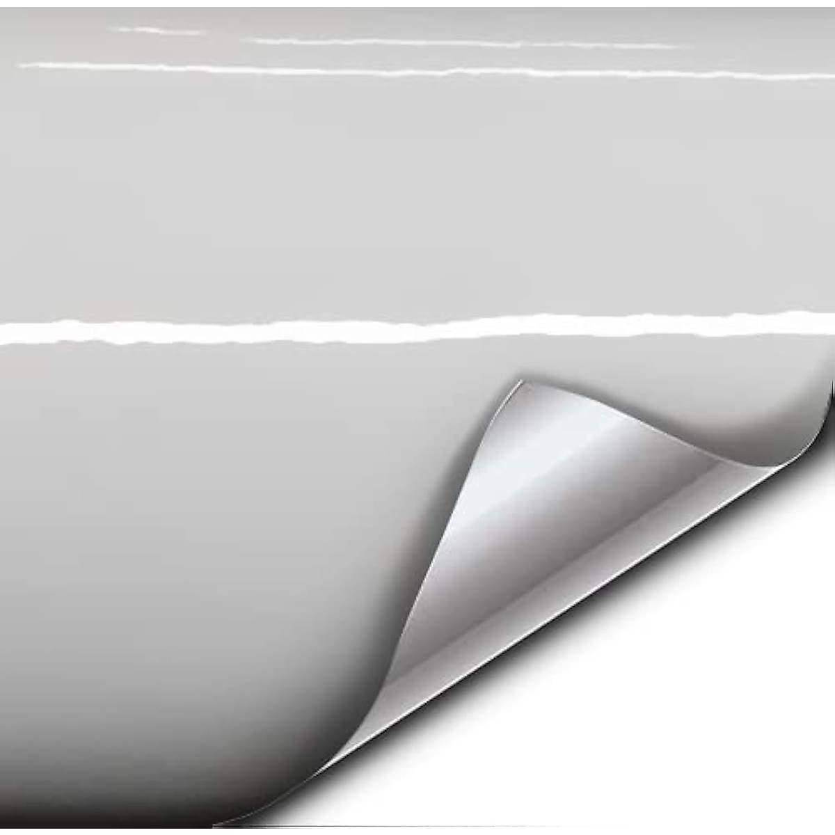 VVIViD White Gloss Car Wrap Vinyl Roll with Air Release Adhesive (1ft x 5ft)