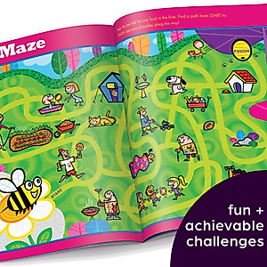 Highlights for Children Amazing Mazes Beginner Maze Books for Kids Ages 3-6, 144 Pages, 2-Pack of Activity Books, Screen Free Fun and Challenging Mazes for Kids
