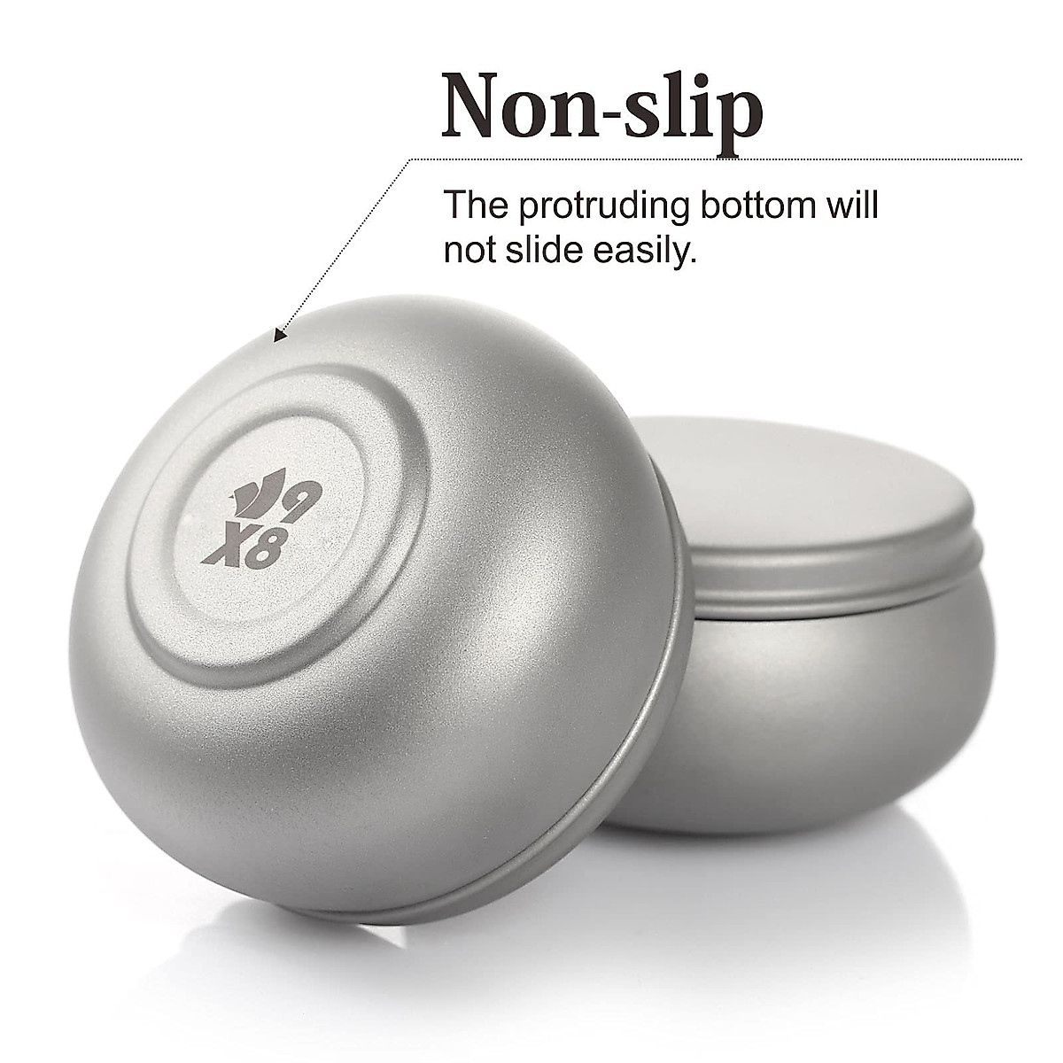 Airtight storage container with lid, airtight and waterproof containers - all made of pure titanium - keep content fresh and dry (1)