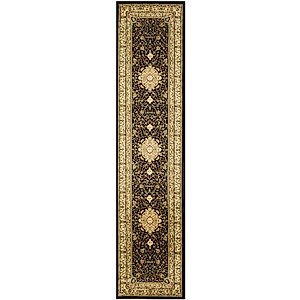 SAFAVIEH Lyndhurst Collection Runner Rug - 2'3" x 6', Black & Ivory, Traditional Oriental Design, Non-Shedding & Easy Care, Ideal for High Traffic Areas in Living Room, Bedroom (LNH213A)