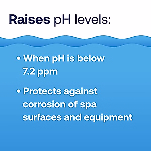 HTH Spa Care pH Up, Spa & Hot Tub Chemical Raises pH, Prevents Corrosion, 2 lbs