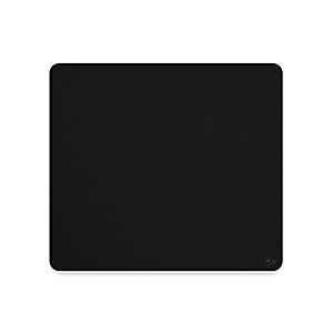 Glorious XL Gaming Mouse Mat/Pad - Stealth Edition- Large, Wide (XL) Black Cloth Mousepad, Stitched Edges | 16"x18" (G-XL-Stealth)