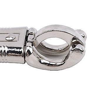MOONRING Horse Panic Clip Buckle Quick Release Panic Hook Snap Outdoor Sports Accessories, Silver