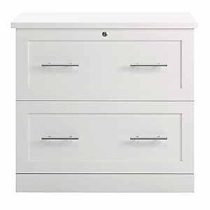 Realspace® 29-7/16"W x 18-1/2"D Lateral 2-Drawer File Cabinet, White