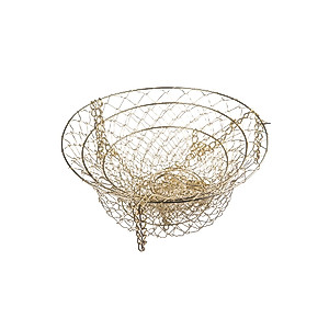 Fox Run Gold 3-Tier Kitchen Hanging Fruit Basket, 32-Inches