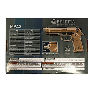 Umarex Beretta M9A3 Blowback Full-Auto .177 Caliber BB Gun Air Pistol