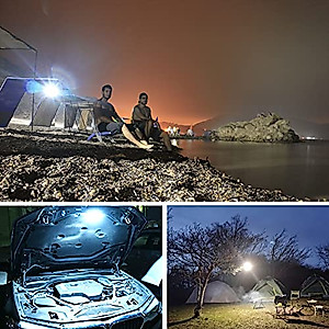 10000mAh Rechargeable 3000LM Tent Light Camping Light, 6500K 24Hours Long Play Time , Outdoor Night Market Light Night Fishing Light Emergency Lights for Hurricane Tsunami disasters (30W（Beige）)