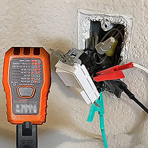 HVAC Adaptor Cord:Heavy Adaptor Cord Compatible with Yellow Jacket 69522 HVAC Tools Clearance and Equipment Circuit Breaker Finder Curcuit Finder Accessory Kit Compatible with RT250, ET300 ET310