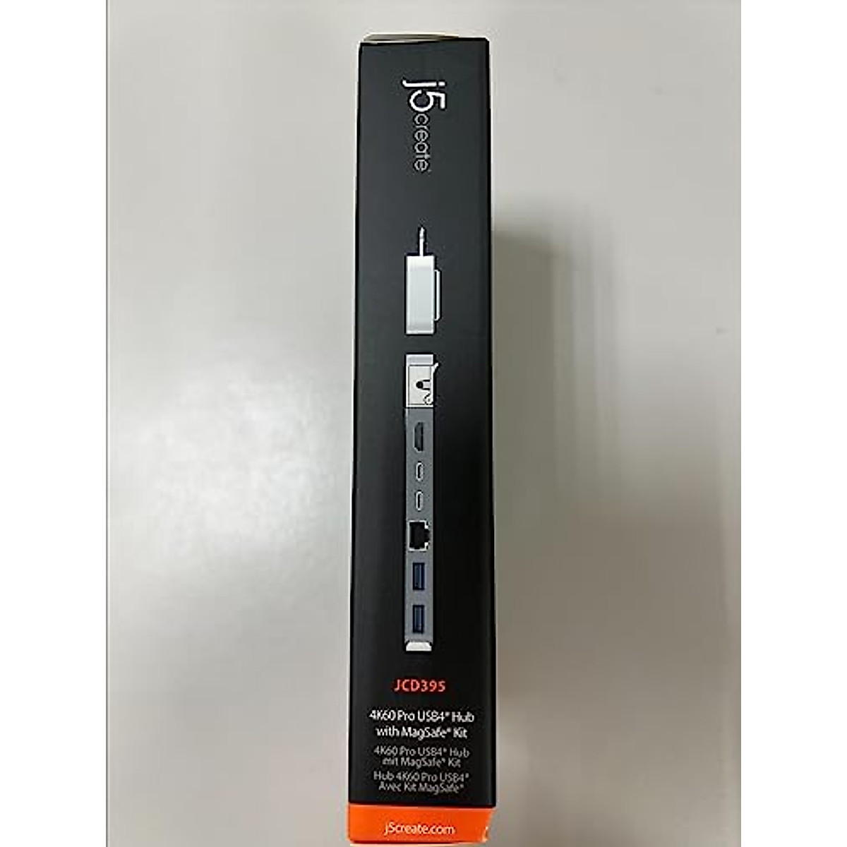 j5create 4K60 Elite Pro USB4 Hub- 4K60 HDMI, USB4 @40Gbps, 2X USB-A 3.2 Gen 2 Ports, USB-C 3.2 Gen 2 Port, Gigabit Ethernet, Designed for MacBook 2021/2022 Pro/Air (JCD395)