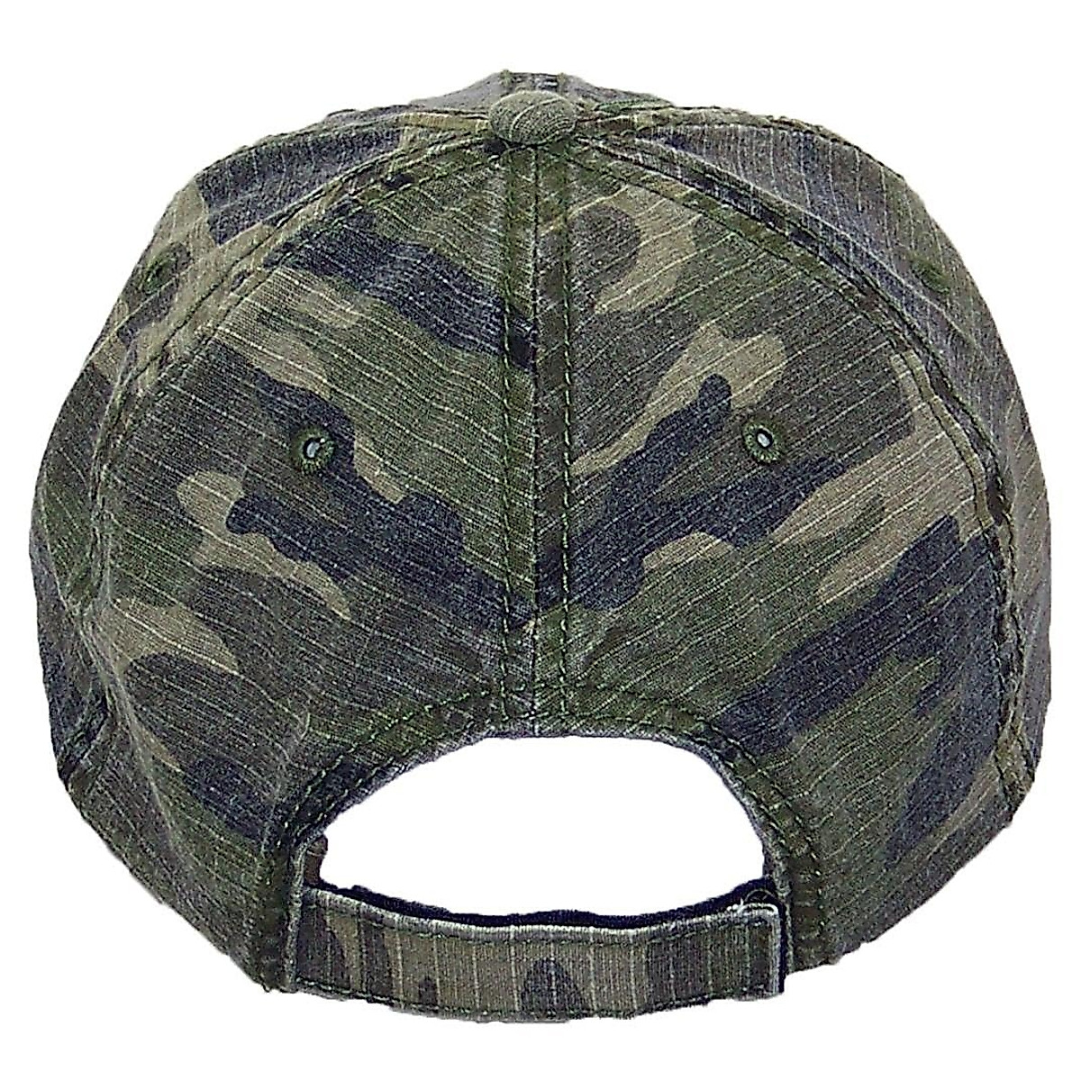 Mega Cap MG Unisex Unstructured Ripstop Camouflage, Camo, Size One Size