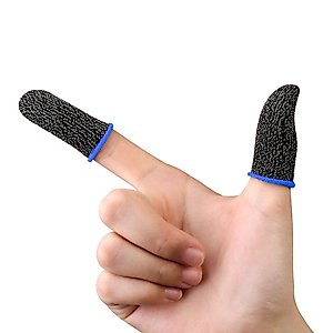 NB The Game Fingers Vent The Finger Cover of The Game Touch Panel of The fingertip Phone with Gloves to Prevent The Game Controller Sweat.
