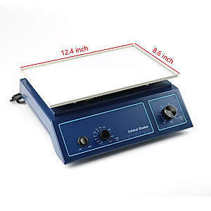 Orbital Shaker - LE8S Adjustable Lab Oscillator RPR Horizontal Rotator Shaker 0-210rpm Laboratory Orbit Shakers with Anti-Slip Platform