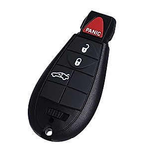 Remote Key Fob FOBIK Replacement Fits for Dodge Challenger 2008 2009 2010 2011 2012 2013 2014 Charger 2008-2013 Magnum 2008 Chrysler 300 2008-2010 IYZ-C01C Keyless Entry Remote Start Control