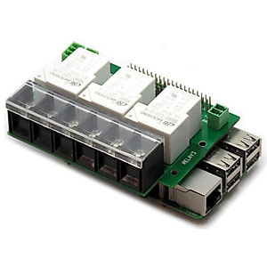 Three 40A/240V Relays RS485 Daisy-channable HAT for Raspberry Pi