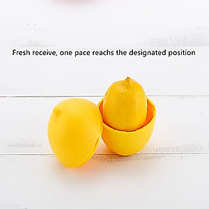 AISIBO Lemon Storage Containers, Lime Saver Fresh Set and Line Lime Saver Fresh Keeper Fruit Storage Holder for Fridge