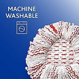 O-Cedar EasyWring Deep Clean Refill (1-Pack) | 40% More Cleaning Power | Microfiber Mop Refill Compatible with O-Cedar EasyWring Spin Mop & Bucket System