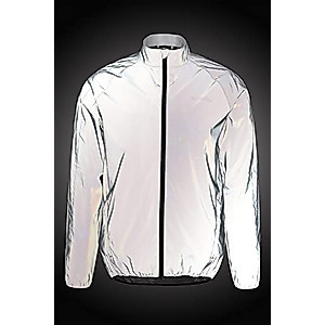 Mountain Warehouse 360 Reflective Mens Jacket II Silver X-Large