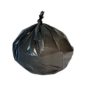 Top Knot Bags 45 Gallon Garbage Trash Bag 40X46" 1.2 Mil Black 100 Count Can Liner Bulk 40 Gallon 41 Gallon 42 Gallon 43 Gallon 44 Gallon Made in USA