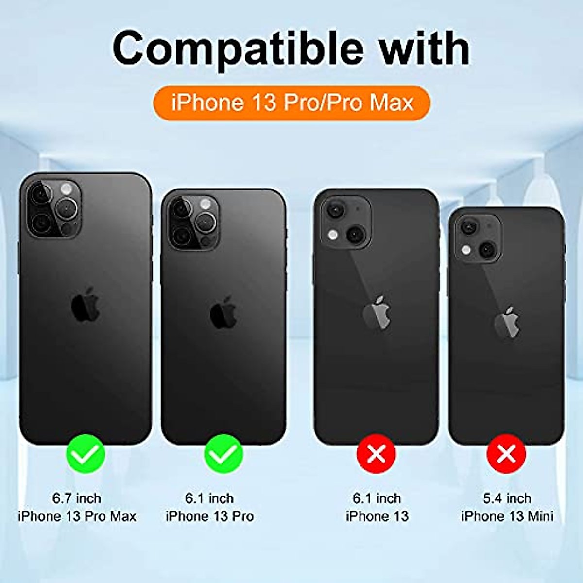 [4-Pack]Elecshion Camera Lens Protector for iPhone 13 Pro(6.1")/iPhone 13 Pro MAX(6.7") Temerpered Glass Camera Lens Screen Protector for iPhone 13 Pro/ iPhone 13 Pro MAX (Add Camera Circles)