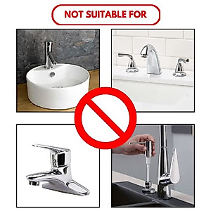 Dr.KYS 2PCS Silicone Faucet Sink Splash Guard – 14.6"x 5.5'' Handle Drip Catcher Tray - Upgraded Special Drain Pattern – Kitchen and Bathroom Sink Splash Guard Behind Faucet